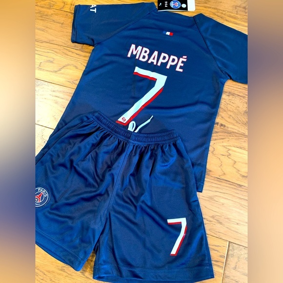 Shirts & Tops | Mbappe Kids Small Jersey Kylian Mbappe Youth Soccer Kit ...